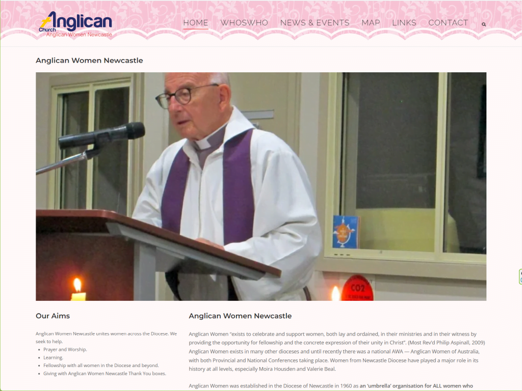 Anglican Women Newcastle – Philip Barrington